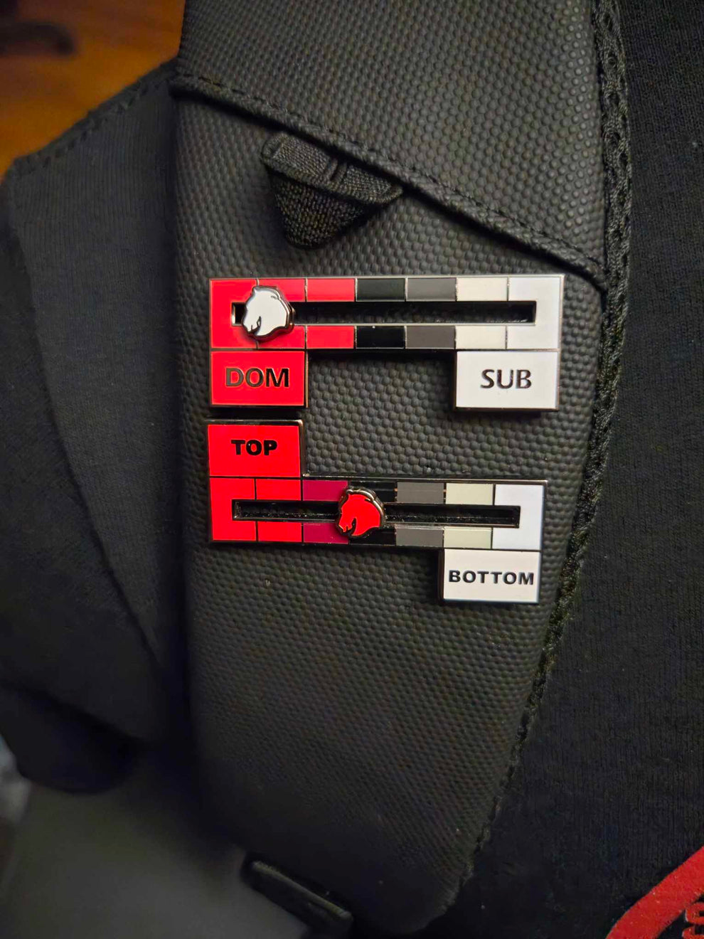 Horse Market Dom/Sub Slider Enamel Pin 2025 – Horse Market SF